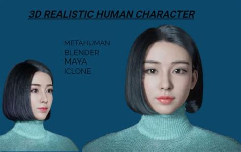 create and sculpt 3d realistic character character modelling unreal engine by jungle art fiverr