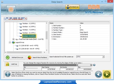 Ntfs Data Recovery Screenshots To Know How To Recover Missing Data