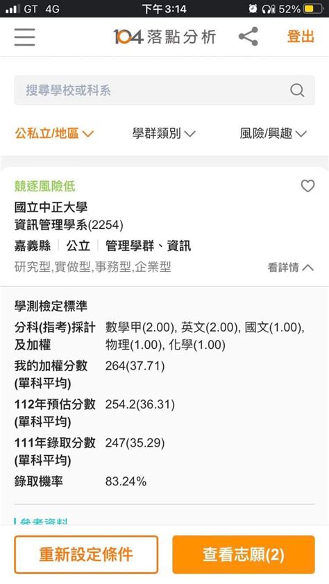 志願請益 考試板 Dcard