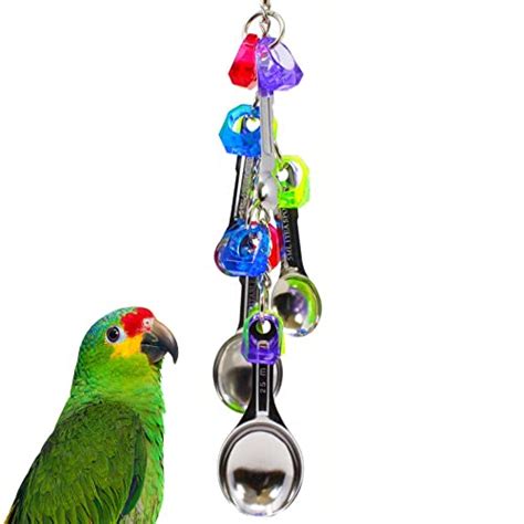 Bonka Bird Toys 1969 Spoon Delight Bird Toy African Grey Parrot Amazon