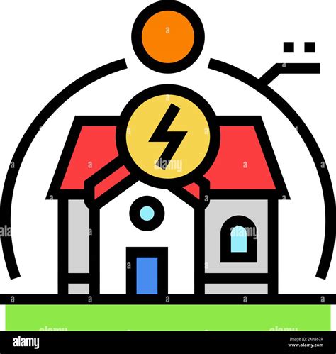 Energy Modeling Audit Color Icon Vector Illustration Stock Vector Image