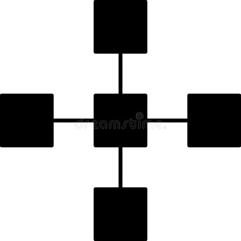 Flowchart Hierarchy Vector Icons Org Chart Organizational Flow