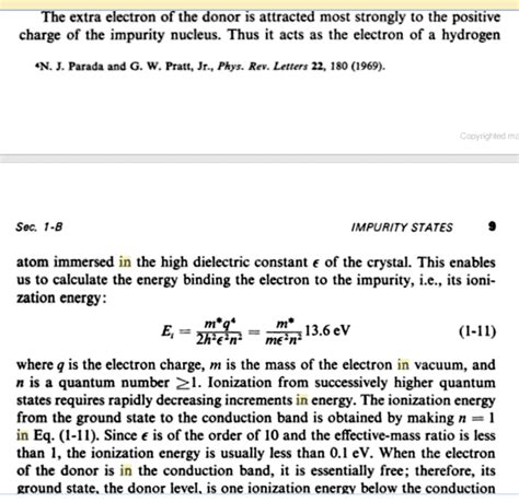 Binding Energy Of The Electron In Hydrogen Atom