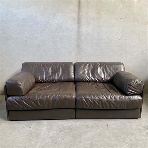 brown leather de sede ds 76 modular daybed sofa switzerland 1970 216874