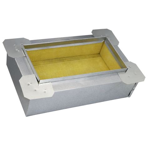 Imperial 12 In X 6 In Insulated Galvanized Steel Ductboard Register