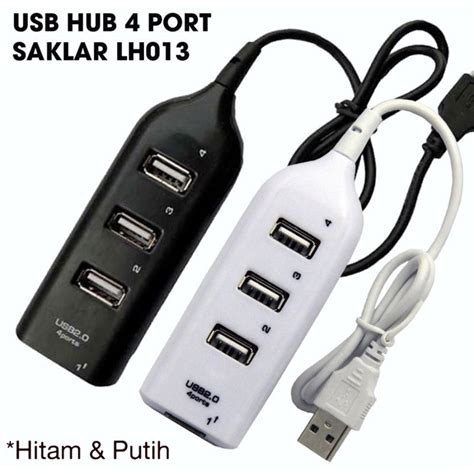 Jual Usb Hub 4in1 Sambungan Colokan 4 Port Flashdisk Mouse Laptop
