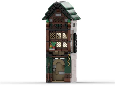 Lego Moc Medieval Inn By Huebre Rebrickable Build With Lego