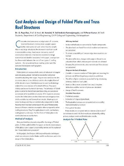 Analysis Of Folded Plates Pdf