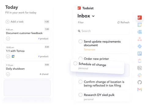 Todoist Integration Sunsama