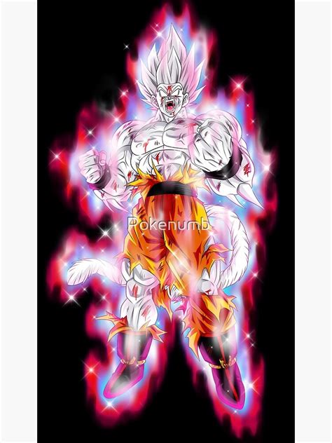 Goku Ssj10 Render 1 With Aura Poster For Sale By Pokenumb Redbubble