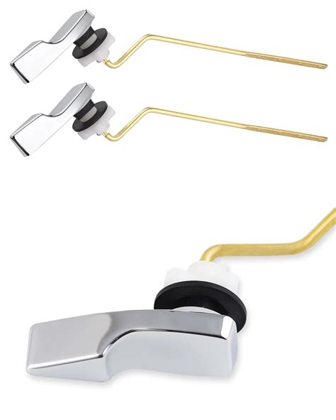 Anjoes Universal Side Mount Toilet Handle 2 Pack Toilet Flusher Lever