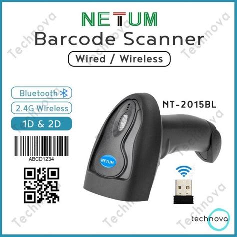 Netum Barcode Scanner Wireless 1d 2d Qr Code Scanner Pos Reader Usb Bluetooth 2 4g Wireless Usb