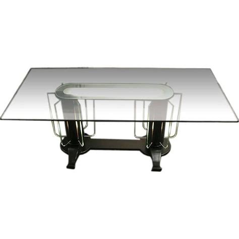 Streamline Moderne 1930s Illuminated Glass And Wood Tabledesk For Sale