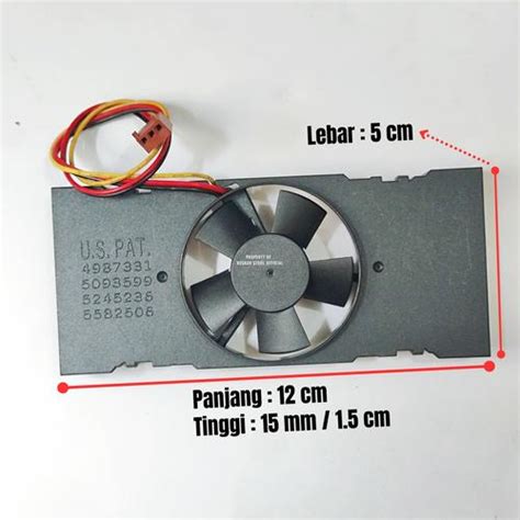 Jual Kipas Fan Dc 9v 12v 3pin Fan Cooler Kipas Pendingin Minimalis