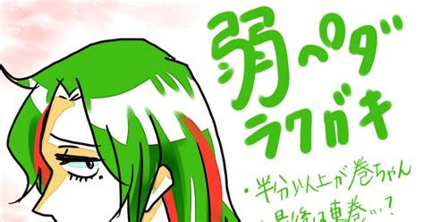 弱虫ペダル 巻ちゃんラクガキ。 天勢チヒロのマンガ 巻島裕介 Pixiv