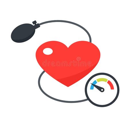 Pictogram Lage Bloeddruk Vector Illustratie Illustration Of Manometer