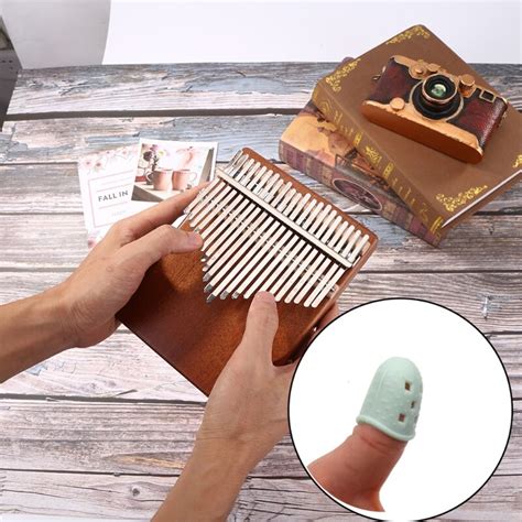 8Pcs Kalimba Gitaar Siliconen Vinger Protector Dui Grandado