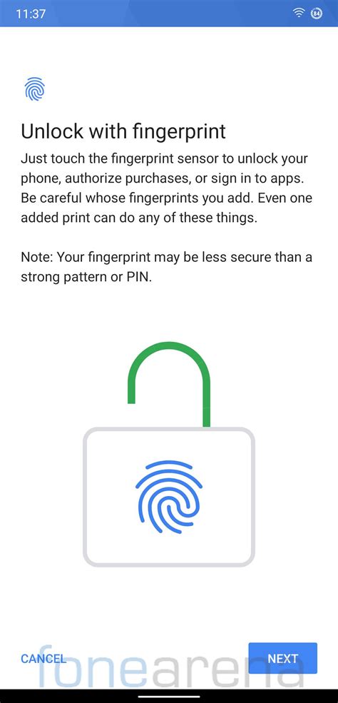 Poco F Android Fonearena Posp Fingerprint Fone Arena