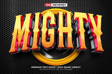 Esport Team 3d Text Effect Logo Template Scene Generators Ft Guild