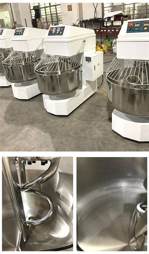 20 Liter Double Speed Small Spiral Dough Mixer In Baking Equipment