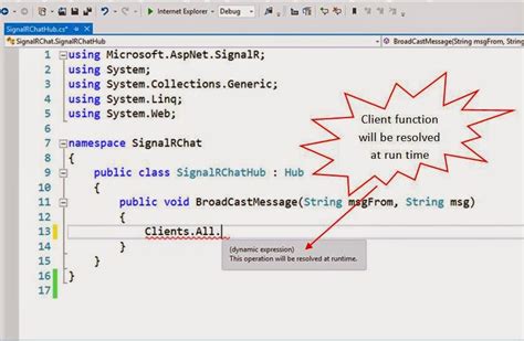 Chat Application Using Aspnet Signalr Codeproject