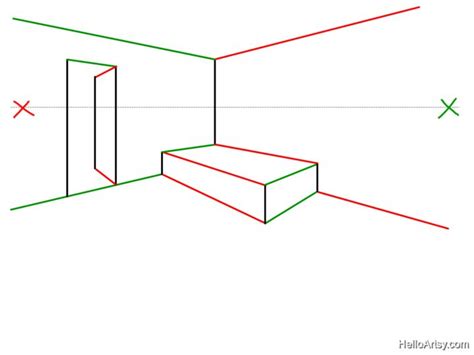 Point Perspective Drawing Step By Step Guide For Beginners HelloArtsy Perspective Drawing