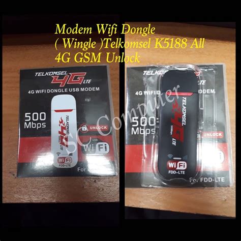 Jual Modem Wifi 4G LTE Telkomsel Flash 500Mbps Unlock All GSM BEST