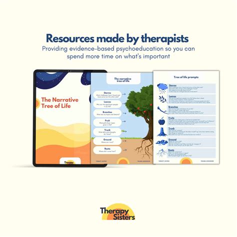 Narrative Therapy Tree Of Life Worksheets Life Story Trauma Therapy DBT Therapy Tools Emotion