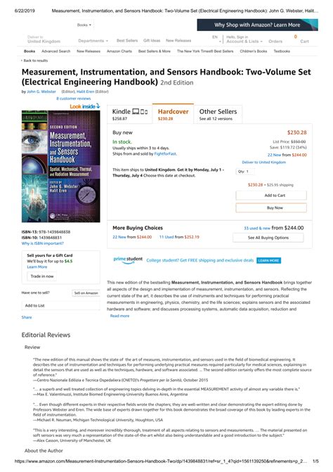 Pdf Measurement Instrumentation And Sensors Handbook Spatial