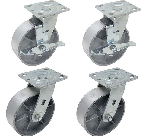 Buy 6 Inch Steel Heavy Duty Casters Icon 6600 Series