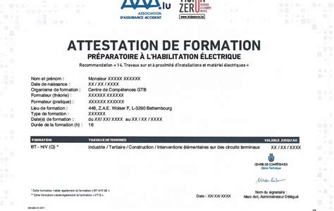 Les Attestations Délivrées Par Les Centres De Compétences Gtbpar Cdc Gtbpar
