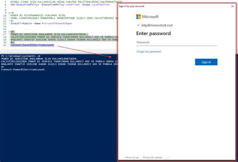 powershell Üzerinde power bi kullanımı miraç ÖztÜrk