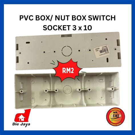 Pvc Box Switch Socket Casing Nut Box Switch Socket 3x7 3x10 Kotak