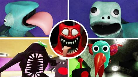 Garten Of BanBan 3 ALL BOSSES JUMPSCARES Garten Of BanBan Chapter 3