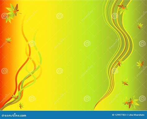 Abstract Automn Background Stock Vector Illustration Of Bright 12997783