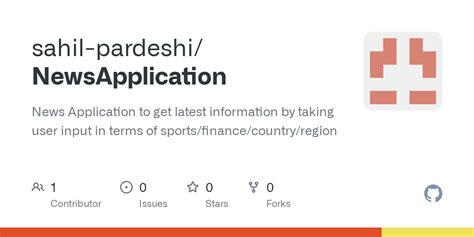Github Sahil Pardeshinewsapplication News Application To Get Latest Information By Taking