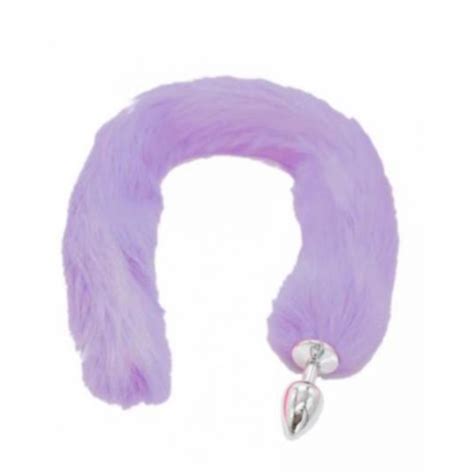 Purple Tail Butt Plug Fox Tail Bdsm Tail Butt Plugs