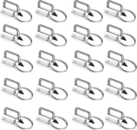 Landical 192 Pcs Keychain Hardware Set 96 Key Fob Hardware