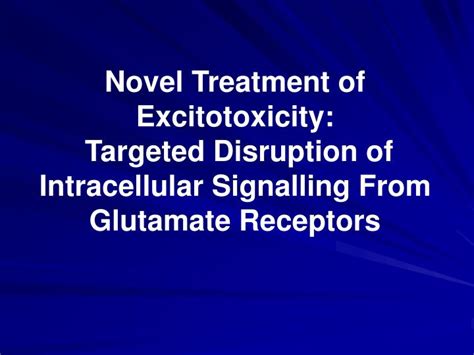 Ppt Glutamate Powerpoint Presentation Free Download Id5650359