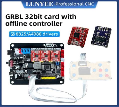 Контроллер Lunyee Grbl1 1 Cnc3018 3axis Driver Board Поддержка