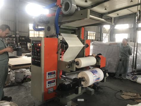 Two Color High Speed Flexo Printing Machine Used For Industrial Film Printer And Printing Machine