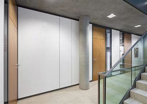 Sound Insulated Demountable Solid Partition System 18mm Thick Mdf