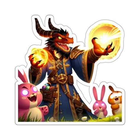 Dragonborn Warlock Ttrpg Decals Dnd Characters Species And Classes 4