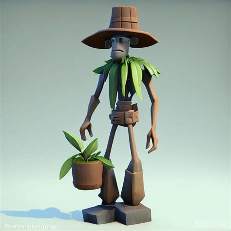 1694531946 Tall Plant Humanoid Video Game Characte By Krogher22 On