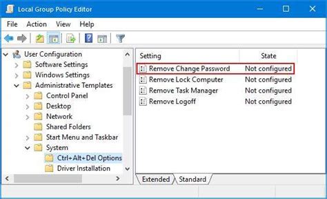 Shortcut Ctrl Alt Del Change Password On Windows 11 10