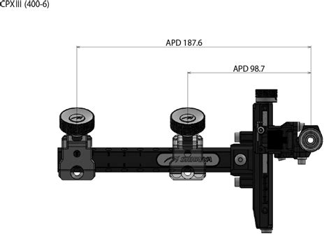 Mathews Bridge Loc Stabilizer Short Bar Compound Bow Tenring