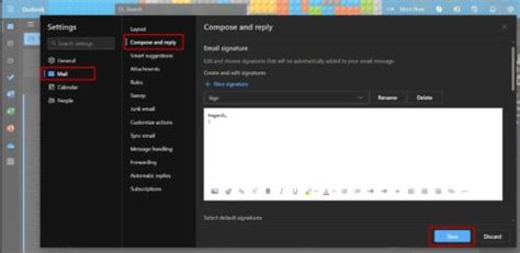 How To Create Or Change Your Email Signature In Outlook Tech Junkie