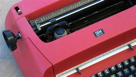 Ibm100 The Selectric Typewriter Typewriter Electric Typewriter