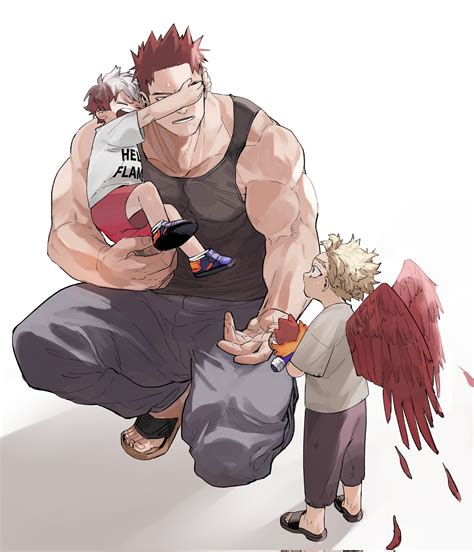 Endeavor Hawks And Todoroki Touya Boku No Hero Academia Drawn By Migi Mm Danbooru