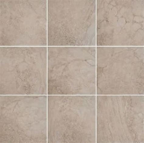 Brown 16x16 Inch Square Glossy Polished Ceramic Bathroom Floor Tile At